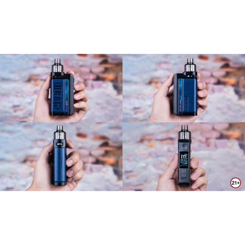 VOOPOO Drag Max Pod Mod Kit 177W (Coils Included/Dual 18650 Batteries ...